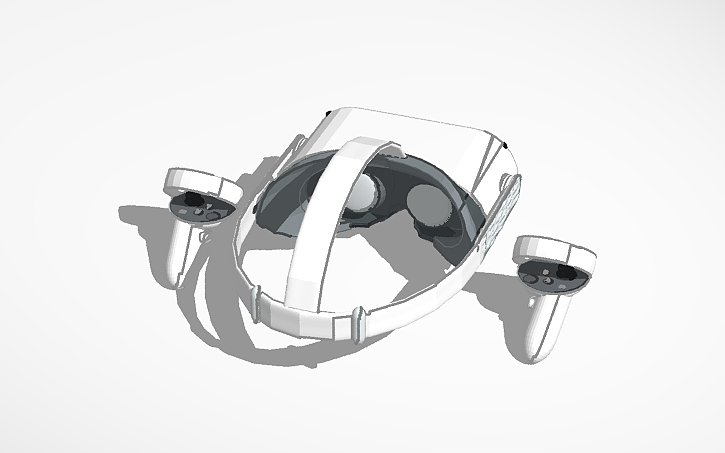 3D design VR headset - Tinkercad