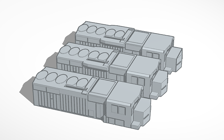 3D design Trackmaster SD40-2 pack - Tinkercad