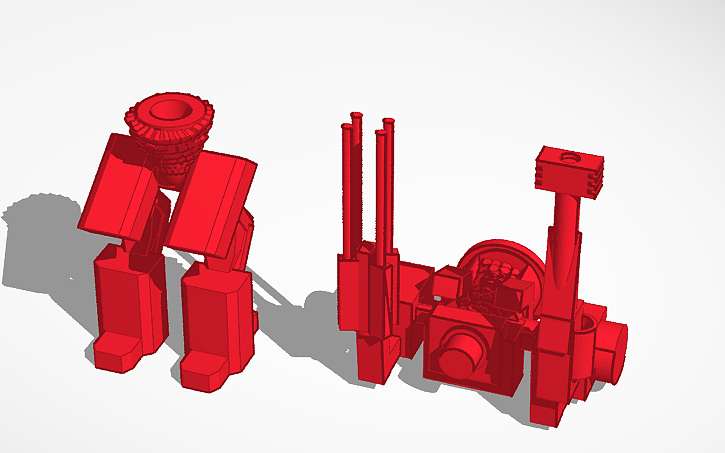 3D design mech voidrig - Tinkercad