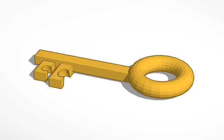 3D design Key - Tinkercad