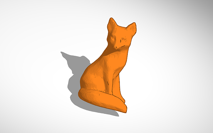 3D design Fox - Tinkercad