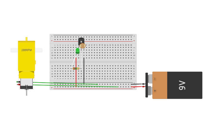 Circuit design STREET LIGHT - Tinkercad