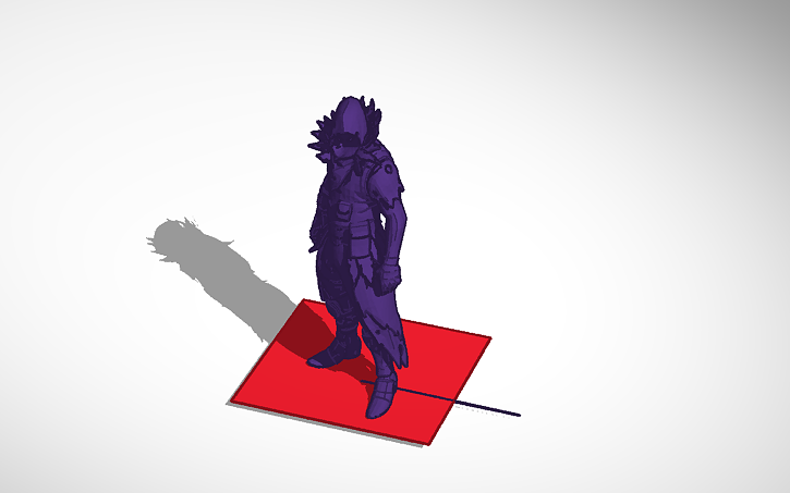 3D design raven' - Tinkercad
