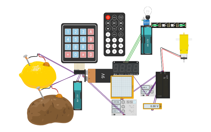 Circuit design thing - Tinkercad
