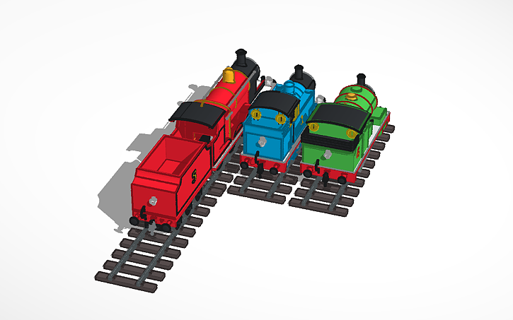 3D design Thomas, Percy And James - Tinkercad