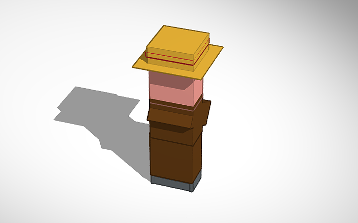 3D design Minecraft Villager - Tinkercad