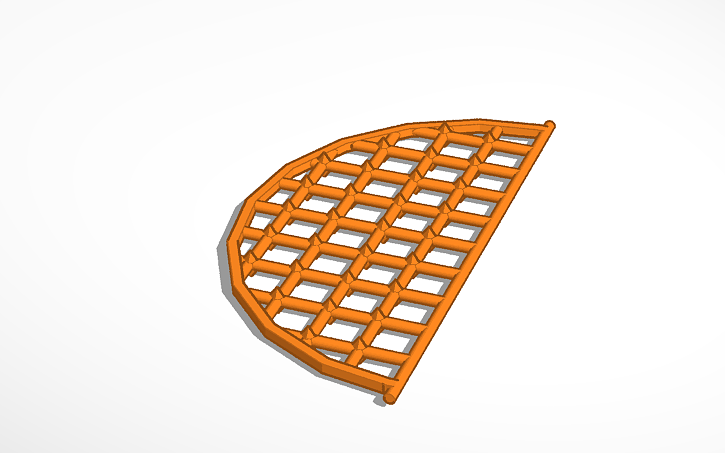 3D design Dungeon Grate - Tinkercad