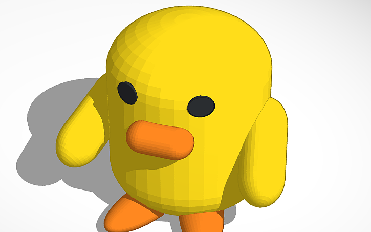 3D design Duck - Tinkercad