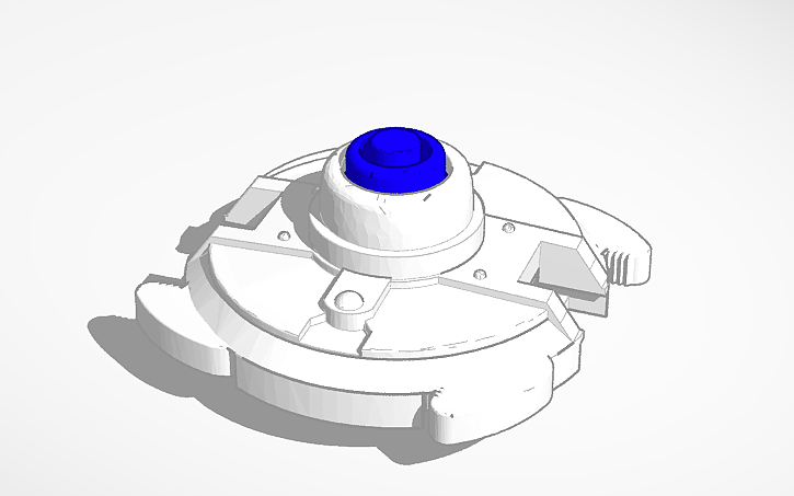 3D design dragoon v2 base - Tinkercad