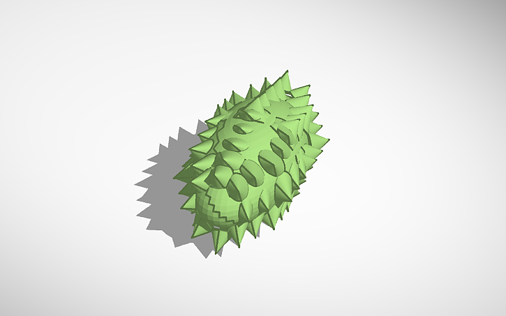 3D design Durian - Tinkercad