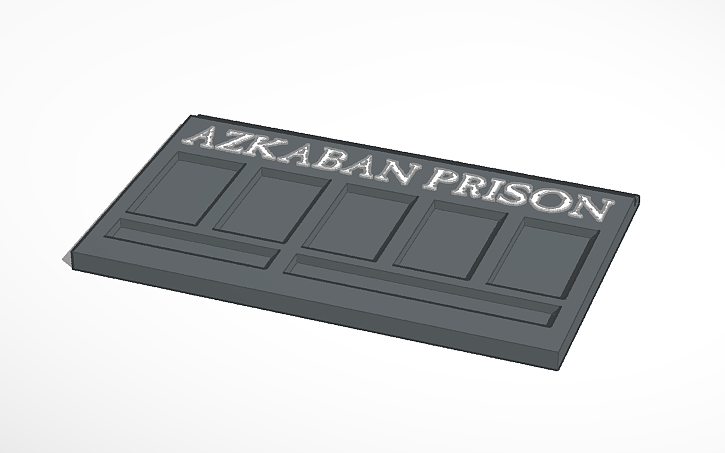 3D design Azkaban Prison Sign - Tinkercad