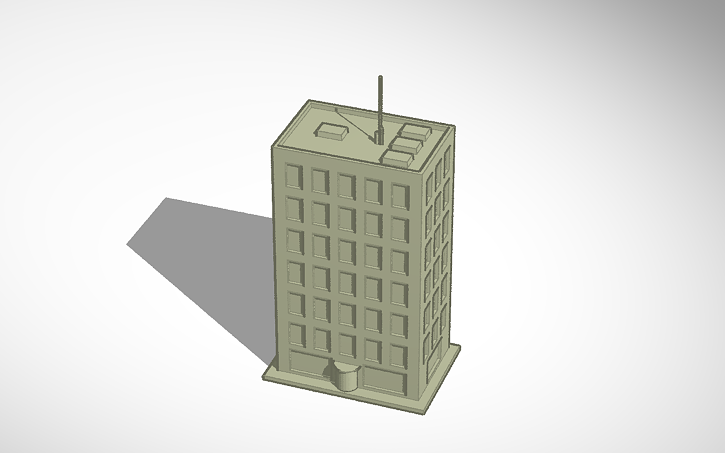 3D design building - Tinkercad