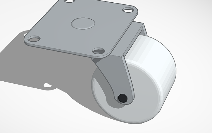 3D design Caster Wheel - Tinkercad