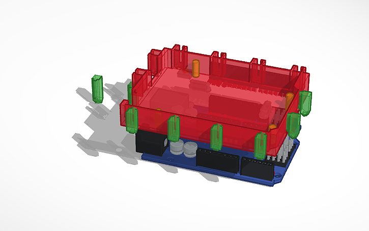3D design Arduino UNO (WIP) - Tinkercad