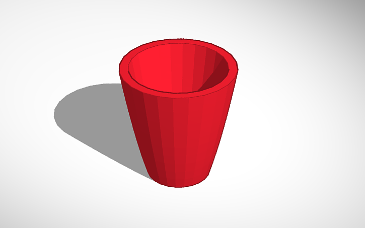 3D design fincan - Tinkercad