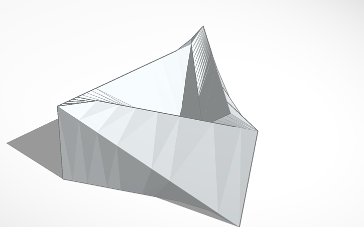 3D design Paradox Triangle - Tinkercad