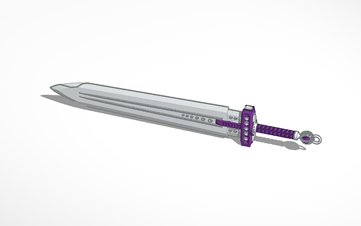 3D design Sci-fi Fantasy Sword - Nova Void Strike - Tinkercad