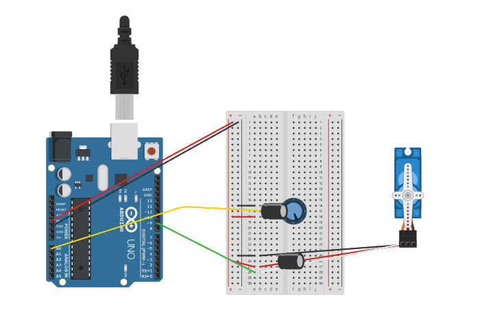 Circuit design Mood-Cue - Tinkercad