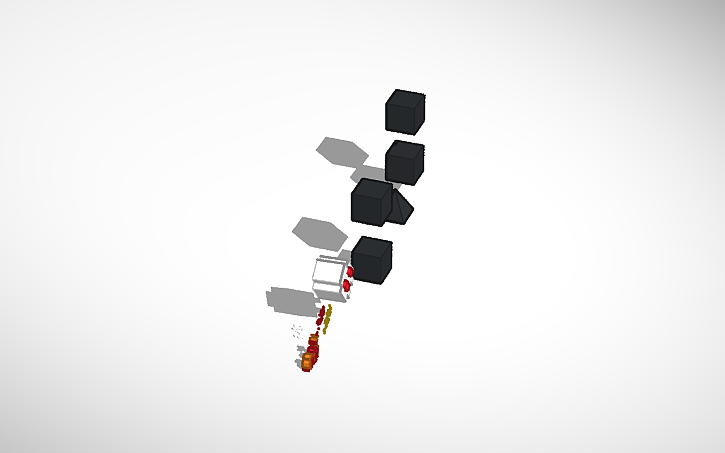 3D design my level geometry dash - Tinkercad