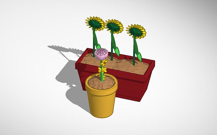 3D design Beautiful flowers!!!!! - Tinkercad