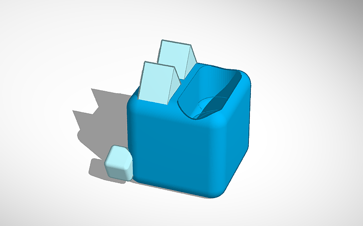 3D design Cube airpod case - Tinkercad