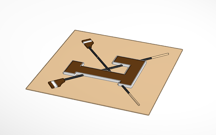 3D design Lehigh Rowing Logo - Tinkercad