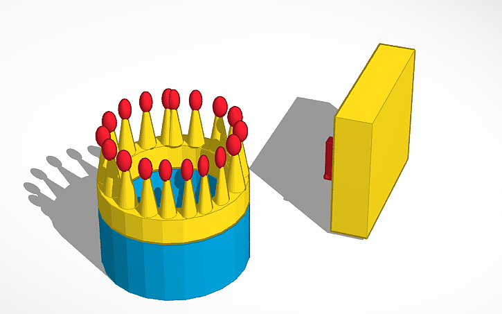 3D design Corona - Tinkercad