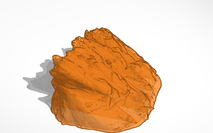 3D design incense rock - Tinkercad