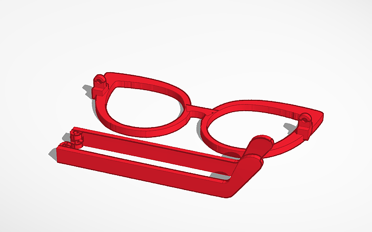 3D design Hailey's Glasses - Tinkercad
