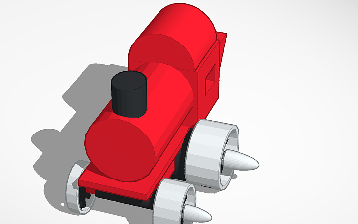 3D design trains are the best - Tinkercad