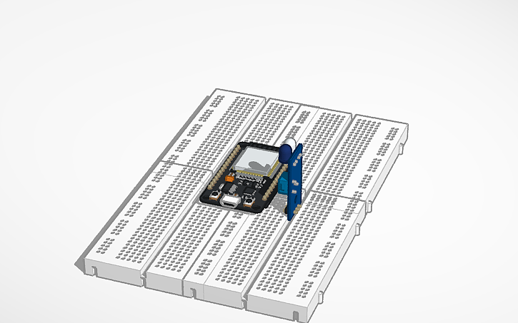 3D design Sensor + ESP32 - Tinkercad
