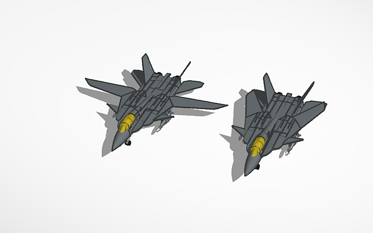 3D design F-28A Tomcat II - Tinkercad