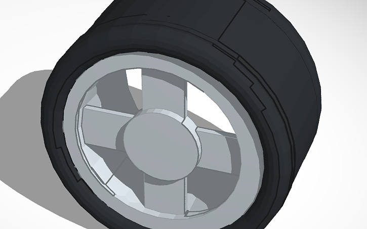 3D design roda - Tinkercad