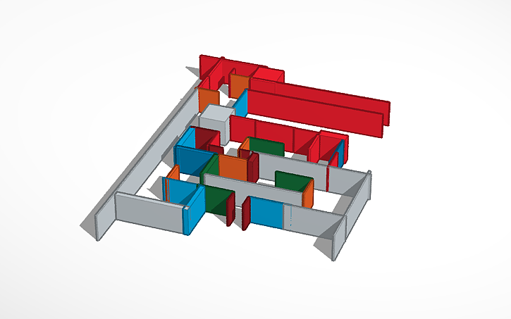 3D design maze - Tinkercad