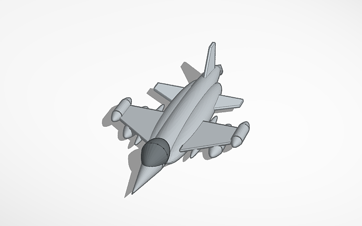 3D design F16-JET - Tinkercad