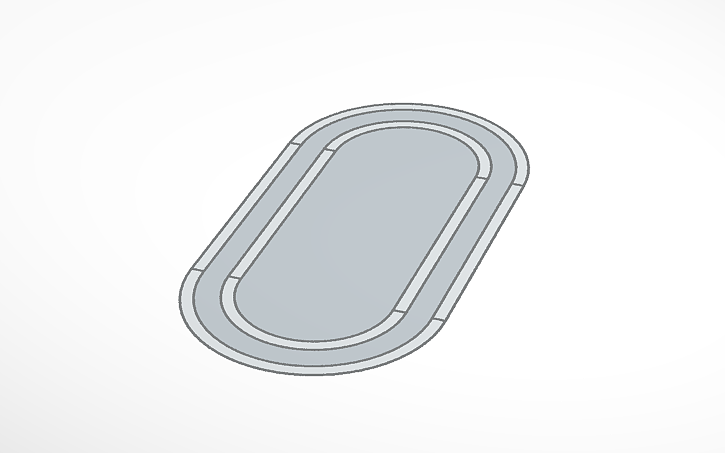 3D design S4A 25 Running Track - Tinkercad