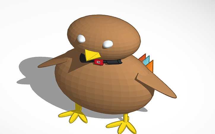 3D design turkey - Tinkercad