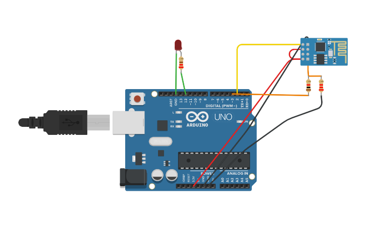Circuit design Cosa del wifi - Tinkercad