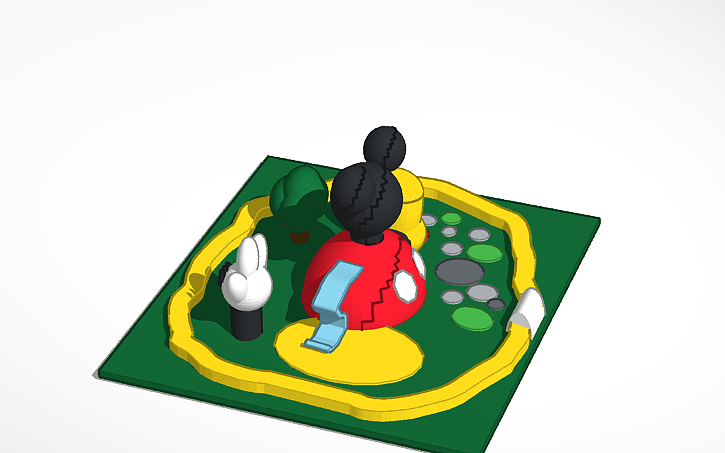 3D design Mickey Mouse Clubhouse - Tinkercad