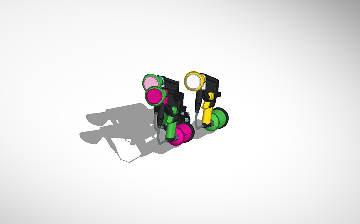 3D design Splatoon 2 - dualies - Tinkercad