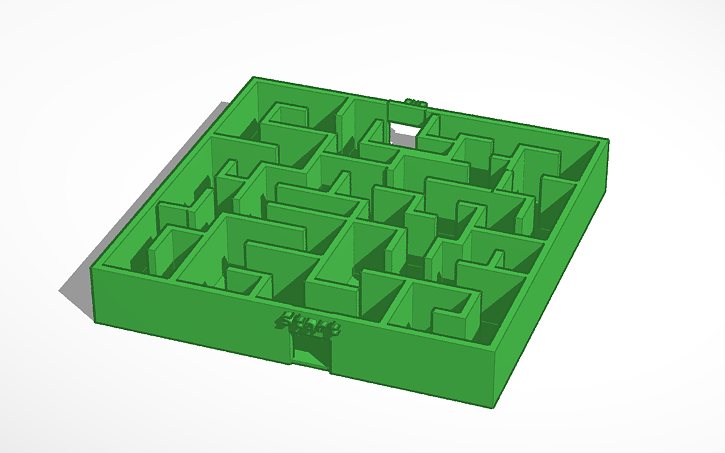 3D design Maze - Tinkercad