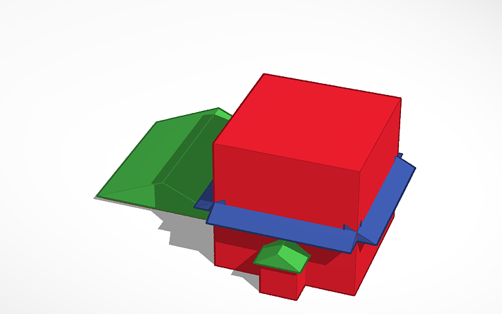 3D design Japanese Imperial Palace Jewelry box - Tinkercad