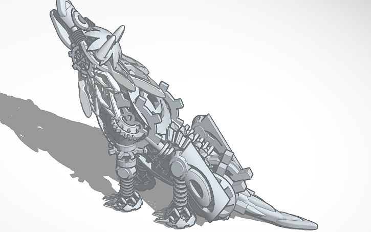 3D design Mechanic-Wolf - Tinkercad