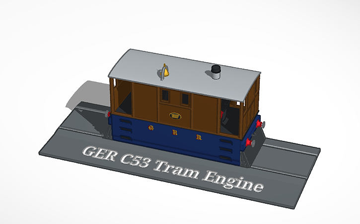 3D design GER C53 Tram Engine (UPDATED) - Tinkercad