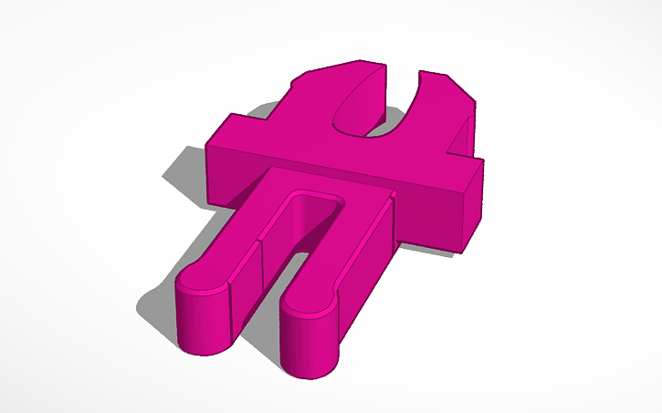 3D design clip - Tinkercad
