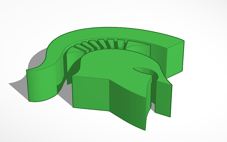 3D design MSU LOGO - Tinkercad