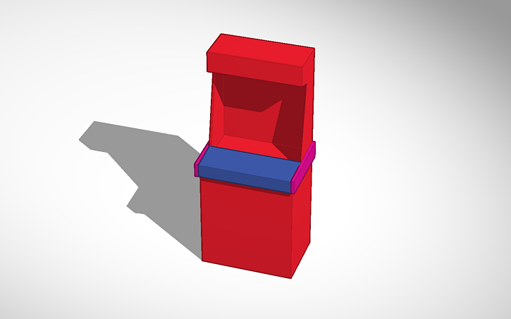 3D design Arcade Cab - Tinkercad