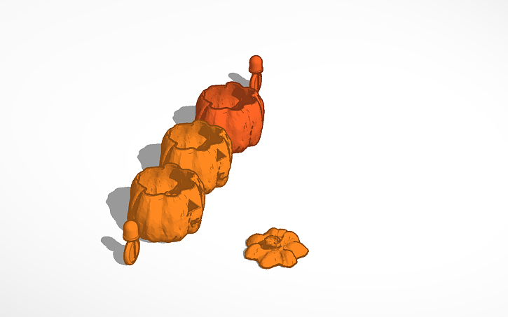 3D design Customizable Jack O'Lantern - Tinkercad