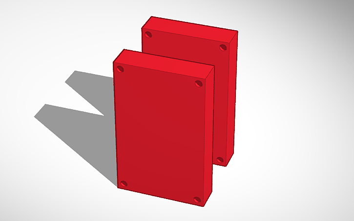 3D design mold box - Tinkercad