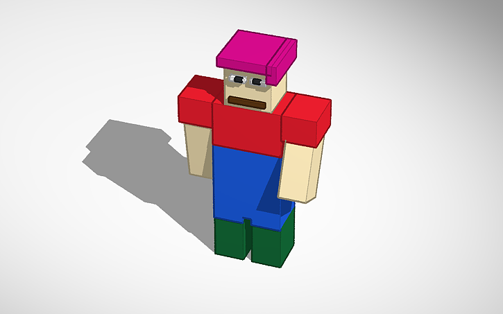 3D design Copy of LC-MineCraft Character - Tinkercad